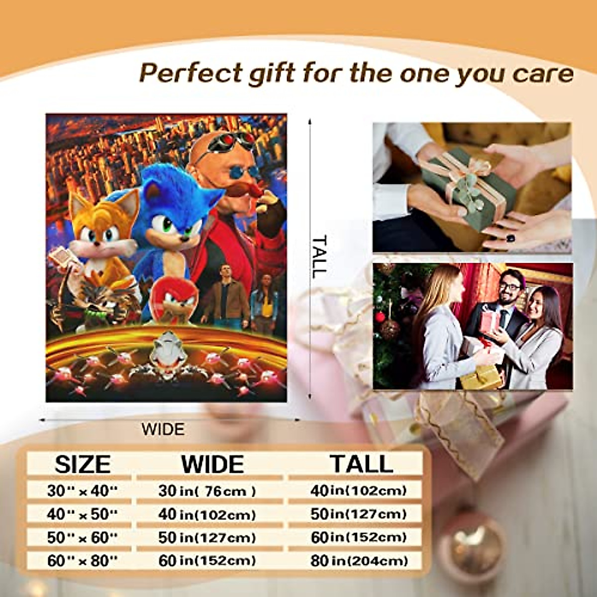 Cartoon Hedgehog Throw Blanket Ultra Soft Flannel Fleece Blanket Livingroom Sofa Blanket Lightweight Plush for Kids Adults 60"x50"