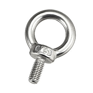 ciciTree 10Pcs M5*11mm Thread Lifting Eye Ring Bolt Screw ID13mm OD23mm