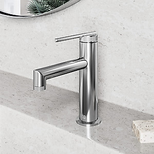 VIGO Sterling 7'' H Single Handle Single-Hole Bathroom Faucet in Chrome-VG01049CH