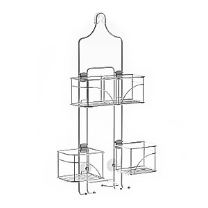 Zenna Home, Chrome Expandable Over-The-Shower Caddy