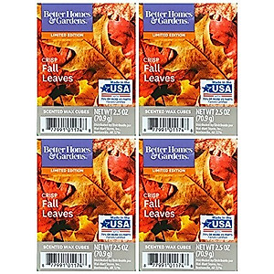 Better Homes and Gardens Crisp Fall Leaves Wax Cubes - 4-Pack