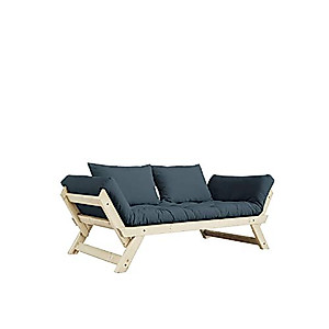 KARUP DESIGN Mattress for Bebop Futon Sofa Bed - Easily converts into Bed (Petrol Blue)