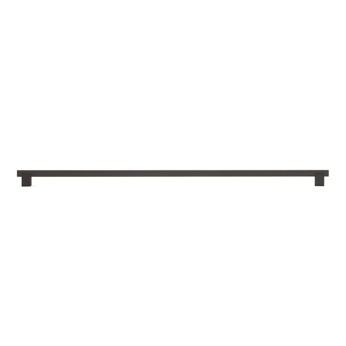 Richelieu Hardware BP905640900 Madison Collection 25 1/4-inch (640 mm) Center-to-Center Matte Black Modern Rectangular Cabinet and Drawer Bar Pull Handle for Kitchen, Bathroom, and Furniture
