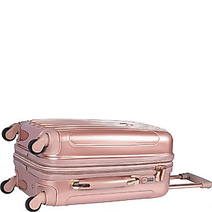 kensie Women's Alma Luggage Set, Black, 20-Inch Carry-On