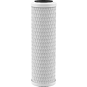 Pentair OMNIFilter CB1 Carbon Water Filter, 10-Inch, Under Sink Carbon Block Replacement Cartridge, 10" x 2.5", 0.5 Micron