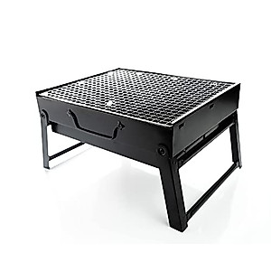 Portable BBQ Barbecue Large Folding Grill Charcoal Stove Camping Garden Outdoor with BBQ Grill with Grill Accessories Set