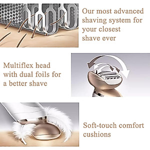 BRL170 Replacement Blade for Philips SatinShave Prestige Women's Electric Shaver Wet and Dry Ladyshave Replacement Cutter Philips Cordless Hair Removal with Trimmer Replacement Cutter