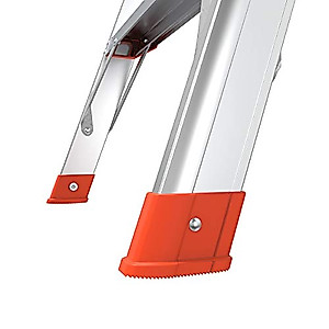 Little Giant Ladder Systems Flip N Lite 6 Foot 300 Pound Capacity Aluminum Lightweight Slim Stepladder Ladder