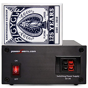 Powerwerx SS-30DV 30 Amp Desktop DC Power Supply with Powerpole Connectors
