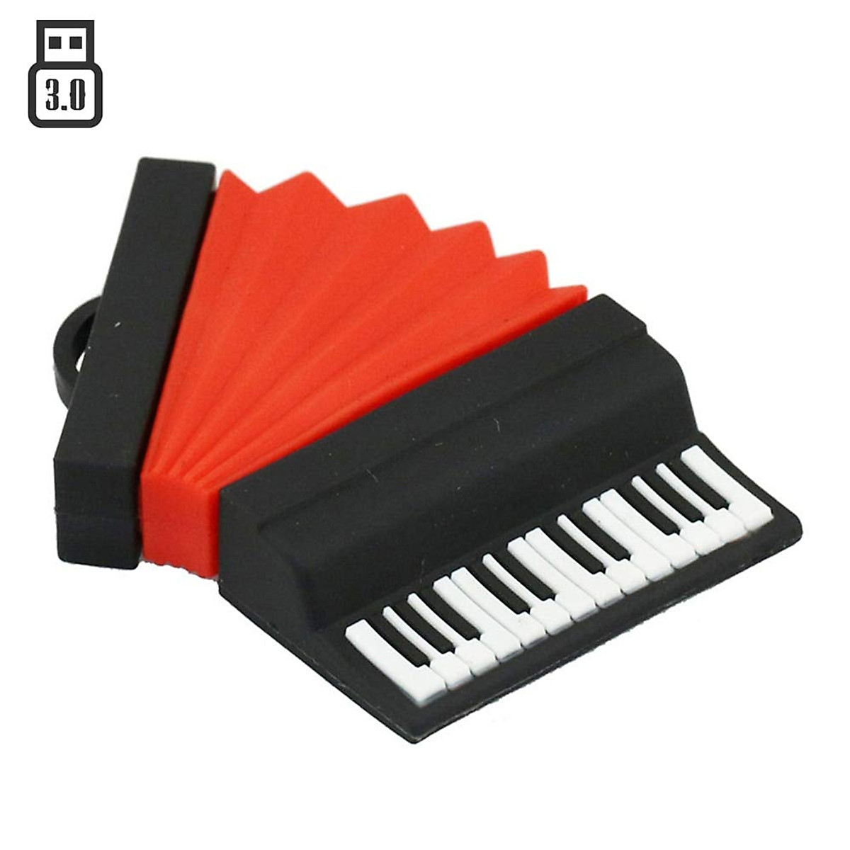 64GB Accordion Model USB Flash Drive USB 3.0 Storage Device USB Flash Disk USB Drive USB 3.0 Memory Stick USB Stick U Disk Thumb Drive USB Flash Memory USB Disk Data Storage - Red