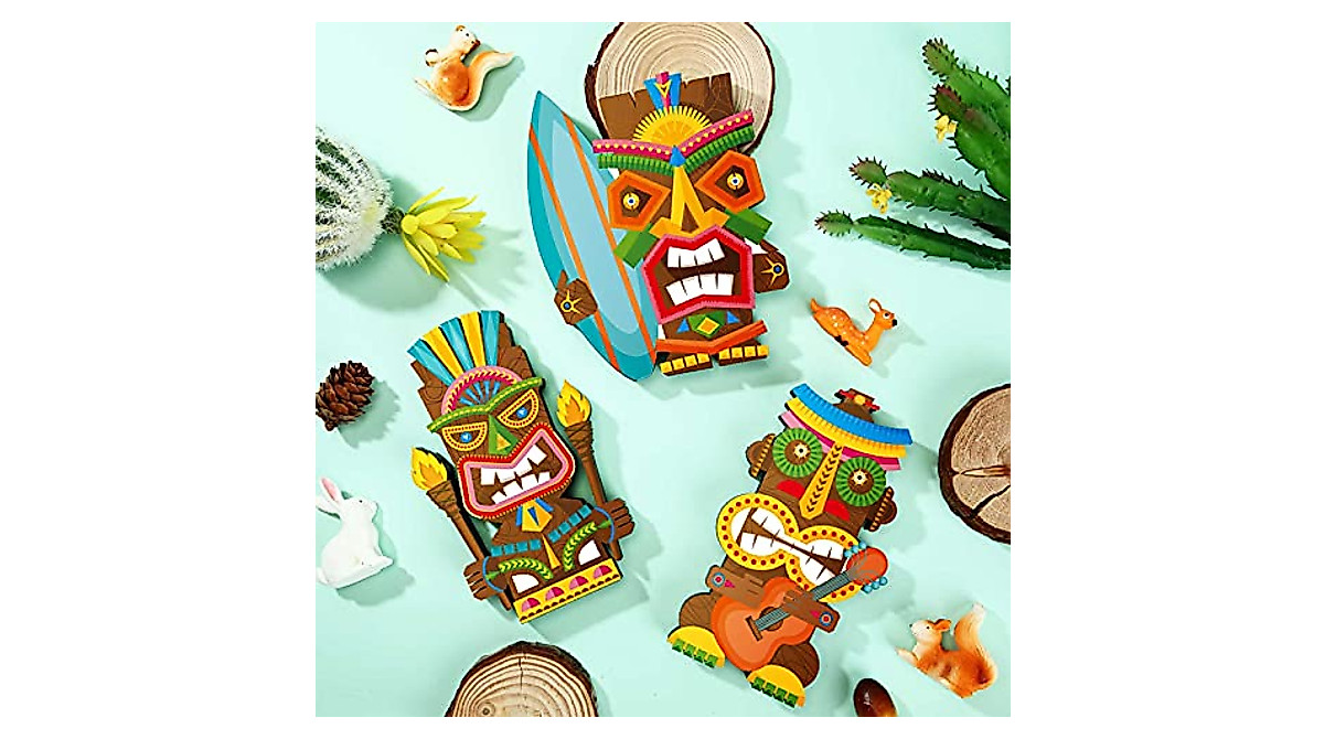 Tropical Tiki Bar Centerpieces for Summer Parties | Aloha Decor