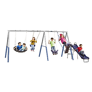 XDP Recreation Surf N Swing'in Swing Set, Gray