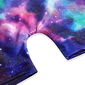 HOZIY Toddler Leotards 2t 3t for Gymnastics Dance Outfits With Shorts Baby Girls 2-3t Navy Blue Rose Hot Pink Sparkly