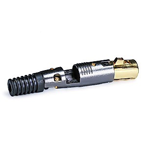 Monoprice 3 Pin XLR Female Mic Connector, Black - Gold Plated Pins, Strain Relief Boot for Corrosion Free Connections