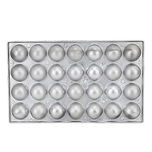 28 Holes Takoyaki Maker, Nonstick Aluminum Kitchen Frying Pan, Octopus Meatballs Baking Tray with Hole Diameter 4cm, Versatile Cooking Tray for Meat Balls, Quail Eggs