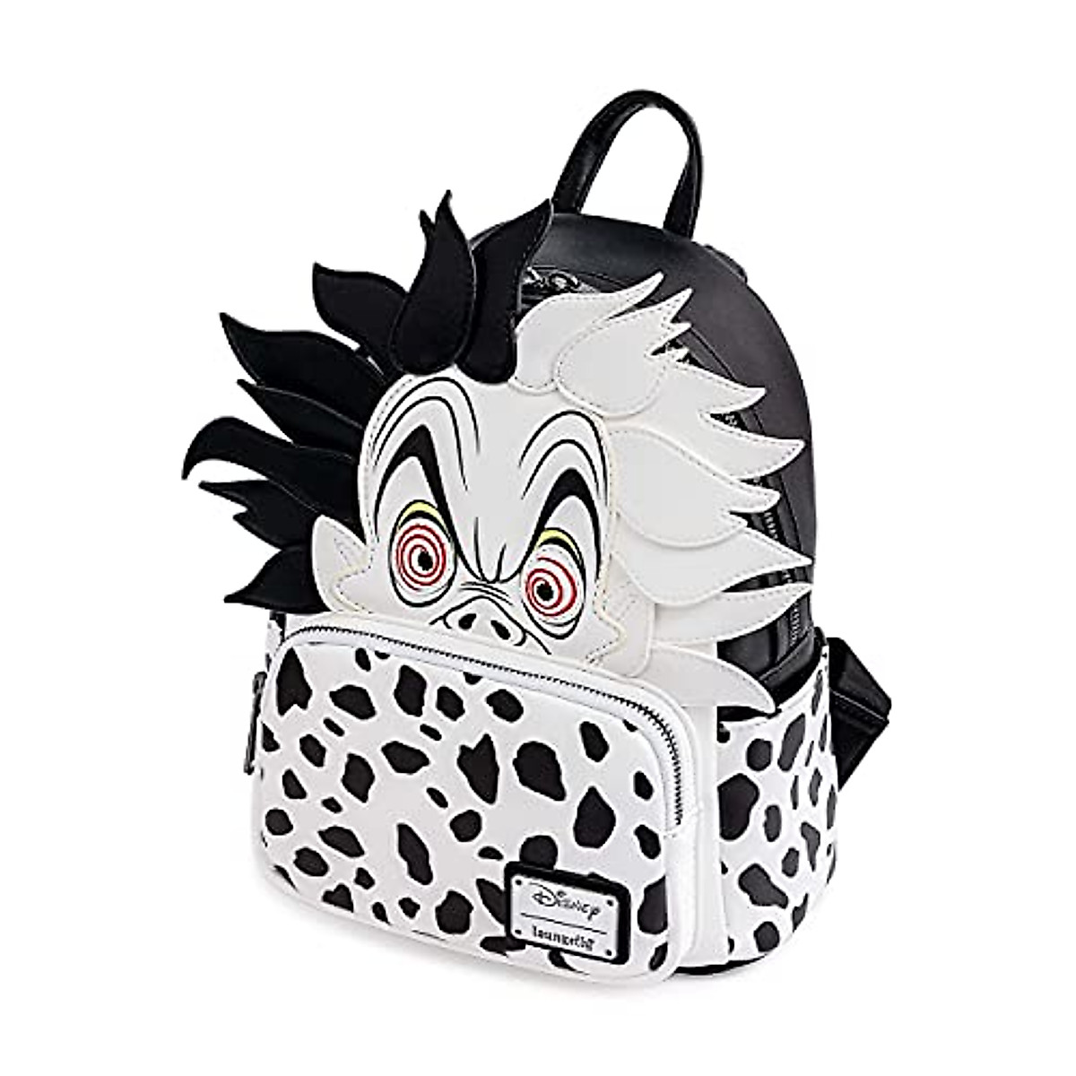 Loungefly Disney Villains Cruella De Vil Spots Cosplay Womens Double Strap Shoulder Bag Purse