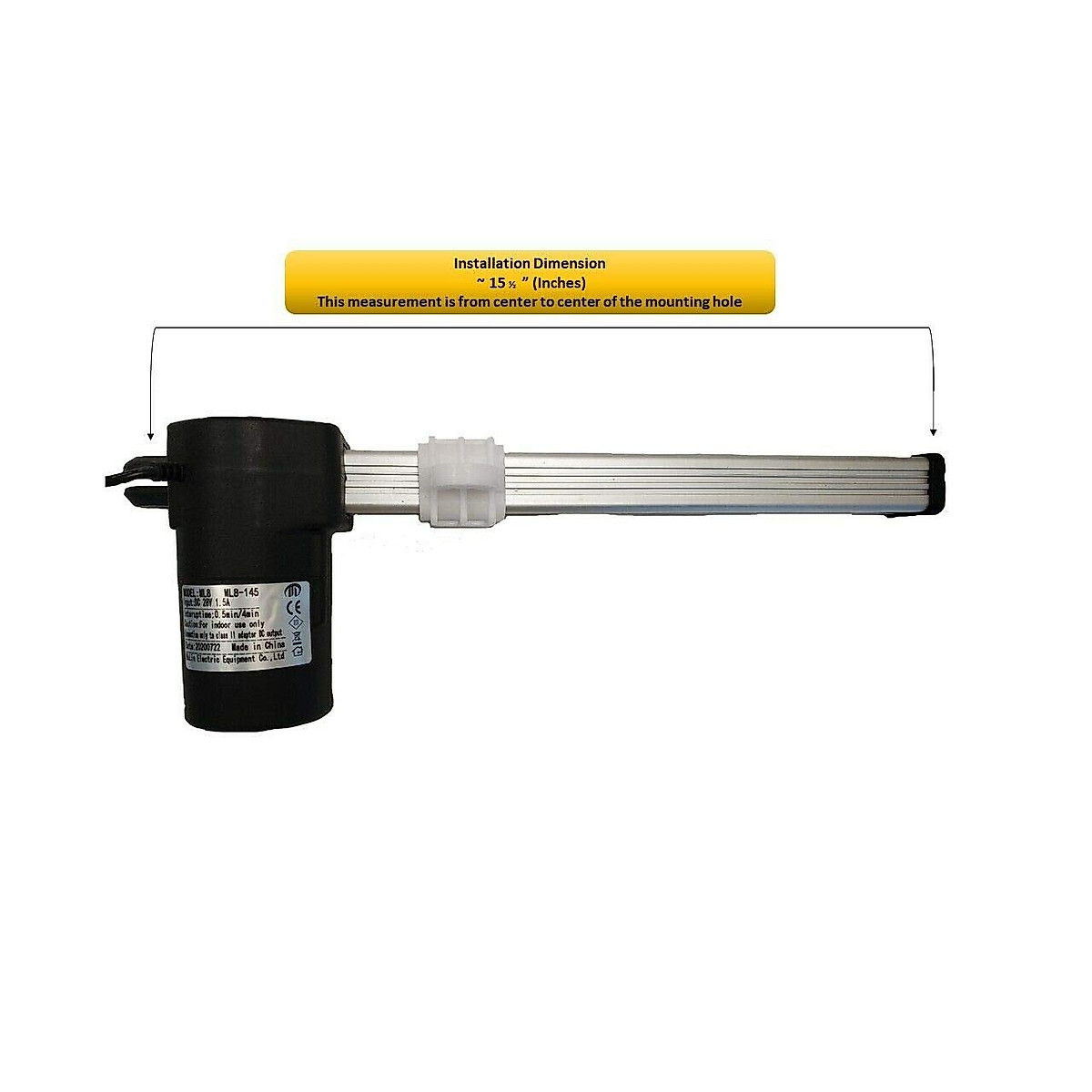 Mulin Power Recliner Motor Replacement with Cord Model ML8-145 Linear Actuator for Sofa Lift Chair Couch Massage Seat Bed