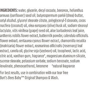 Burt's Bees Baby Nourishing Lotion, Original Scent Baby Lotion - 12 Ounce Bottle (Pack of 3)