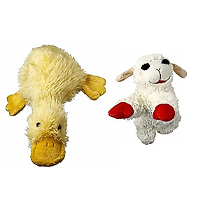 HDP Yellow Duckworth Duck and White Lambchop Large Color:Duckworth and Lambchop Size:Set