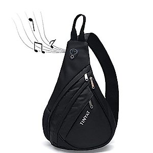 TINYAT Sling Bag Sport Rucksack Chest Bag Travel Casual Crossbody Shoulder Bag for Camping Gym Cycling Biking T509