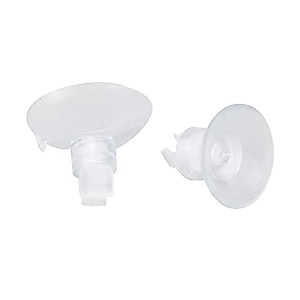 Crapyt Aquarium CO2 Atomizer Refiner Aluminum Alloy Carbon Dioxide Bubble Diffuser with Suction Cup Set of 1 Aquarium Accessories Silver Fish Tank Pond Replacement Fresh or Saltwater