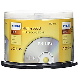 Philips CDR-80 (52x) 50pk Spindle