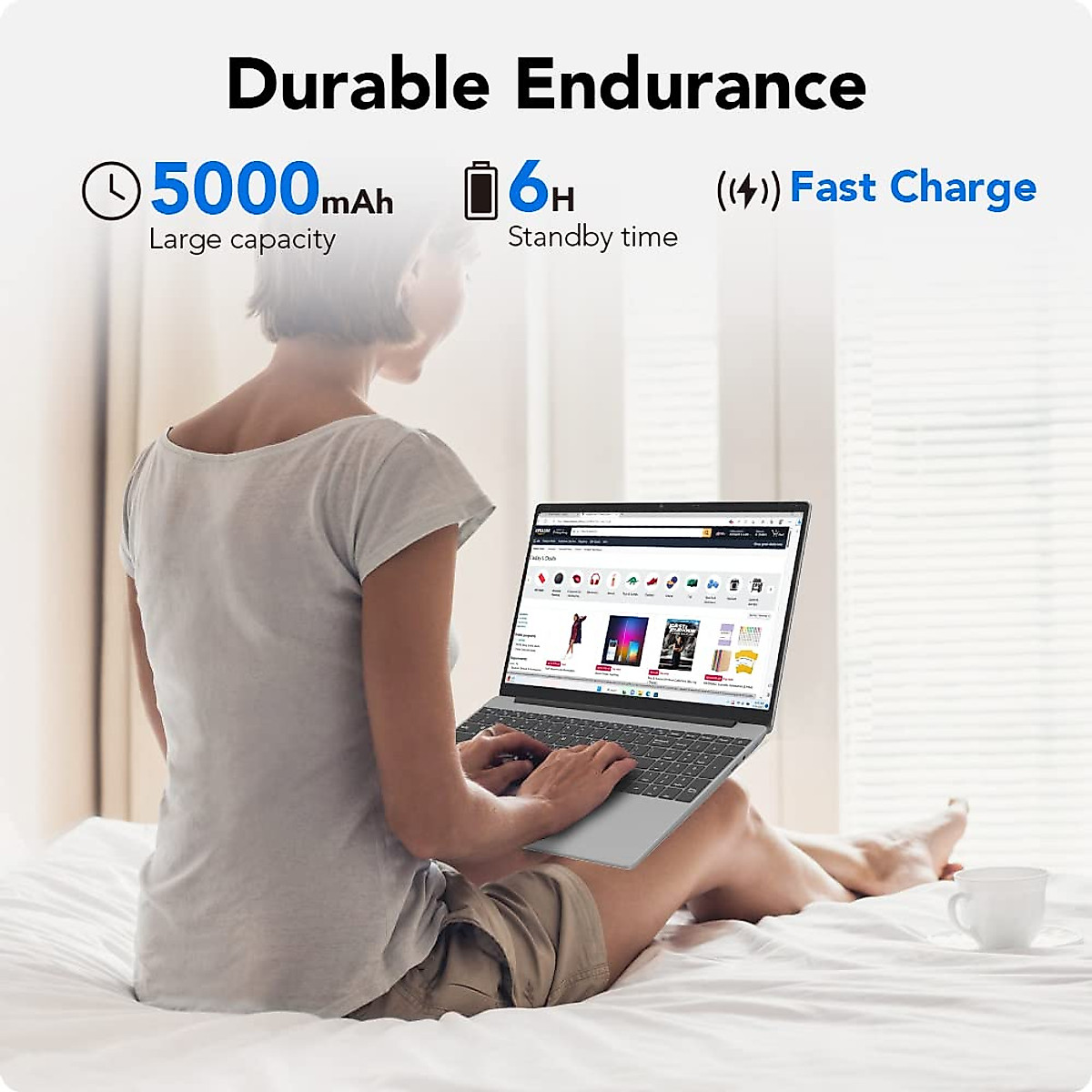 ApoloSign Laptop Computer, 15.6 Inch Windows 11 Laptops with 12GB RAM 512GB SSD, Intel Celeron N5095(Up to 2.8GHz), FHD IPS Display, Mini HDMI, Webcam, Dual Wi-Fi, Bluetooth 4.2 (2023 New)