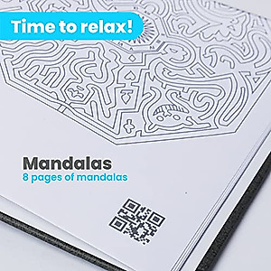 THESMARTNOTEBOOK Letter Dotted Luxury Hard Cover | 190 Pages | 100g | Eco-Friendly Smart Note-Taking | Free App for Digital Note-Taking and Organization | Black