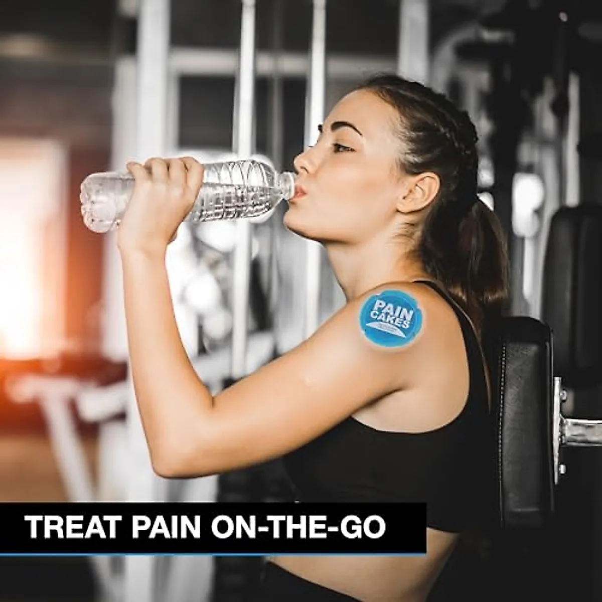 PAINCAKES Reusable Mini Cold Packs - Stickable Ice Packs for Targeted Cold Therapy - Perfect for Injuries, and Small Areas - Latex-Free Cold Compress, 100x Re-Stickable Blue & Purple 2 Pack Set