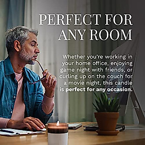 Rugged & Refined Scented Candle, Silver Mountain, 16.25 oz, White