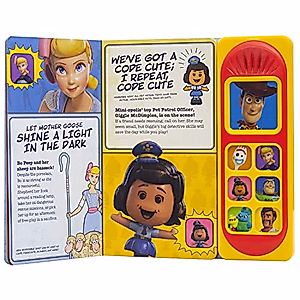 Disney Pixar Toy Story 4 Woody, Buzz Lightyear, Bo Peep, and More! - The Toys are Back! Sound Book - PI Kids (Play-a-sound: Toy Story 4)