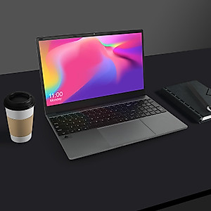 AMIAMO 15.6" Laptop Computer | 8GB RAM | 256GB SSD | 1366 * 768 Screen | USB 3.0 | Bluetooth 4.2 | 2.4/5G WiFi | Mini HDMI | 5000mWh Battery | Pre-Install Windows 11