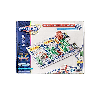 Snap Circuits Classic SC-300 Electronics Exploration Kit | Over 300 Projects | Full Color Manual Parts | STEM Educational Toy for Kids 8+ 2.3 x 13.6 x 19.3 inches