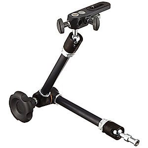 Manfrotto 244 Variable Friction Magic Arm with Camera Bracket - Replaces 2929,Black