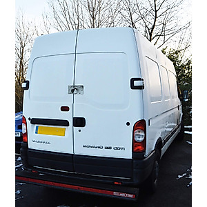 Maypole Heavy Duty Security Lock Suitable for Vans, Sheds & Garages Rust Resistant Chrome 2 kg, Silver