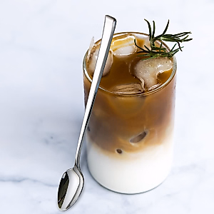 HISSF Iced Tea Spoons, Mixing Spoons,18/10 Stainless Steel Stirring Spoons, set of 6 Pieces-7.9 Inch