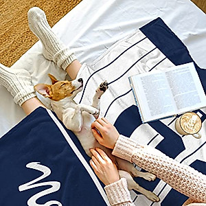 ANTKING New York Blanket Throw Blanket Custom Any Name and Any Number Gifts for Men Women Baby