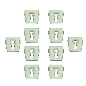 PIT66 Truck Body Side Belt Moulding Molding Trim Clips 10pcs Compatible with Ford F100, F150, F250, F350 1973-1979/Fit Broncos 1978-1979