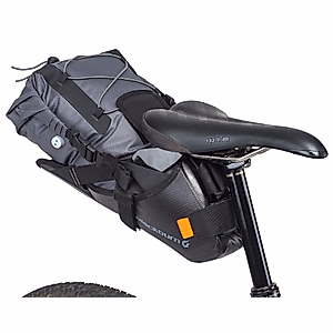 Blackburn Outpost Elite Universal Seat Pack and Dry Bike Bag (Black/Grey, One Size)