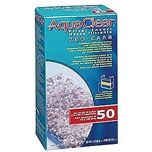AquaClear 50 Zeo-Carb Filter Insert, Aquarium Filter Replacement Media, A614