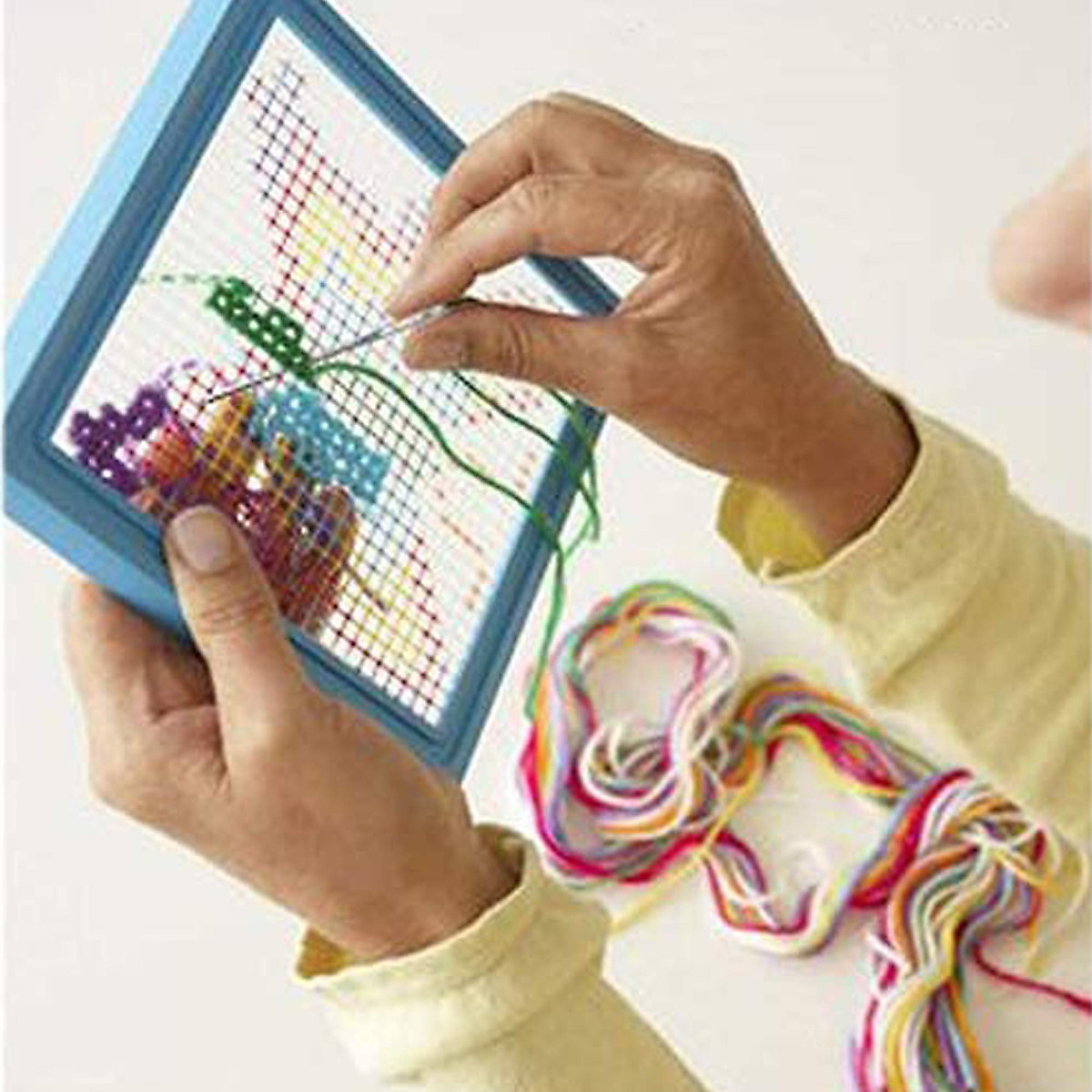 Tapestry Needles Five Sizes 14, 16, 18, 20, 24 - Large Eye Blunt Needles 25 Pcs for Cross Stich and More