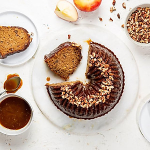 Nordic Ware Bavaria Bundt Pan, 10-Cup, Graphite