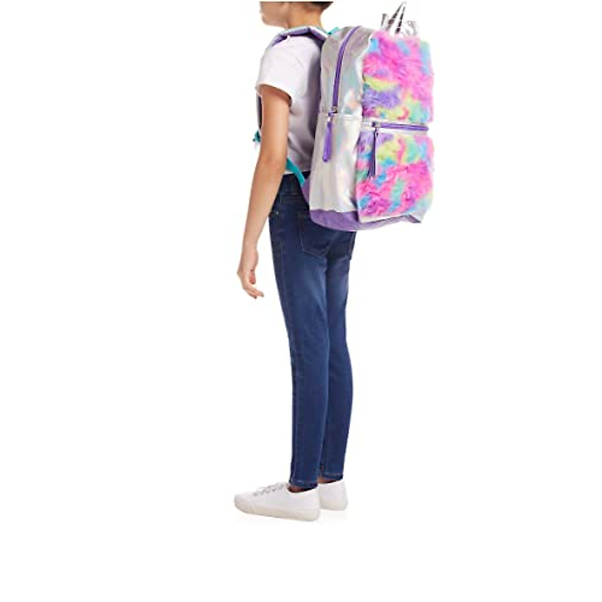 Girls' Tie Dye Unicorn Backpack Wonder Nation