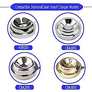 Replacement Charger Glass Cup for Philips Electric Toothbrush,for HX9100 CBA1001 CBA2001 CBA3001 Charging Base,Compatible with HX9350 HX9360 HX9903 HX9924 HX9954 HX9957 Electric Toothbrush