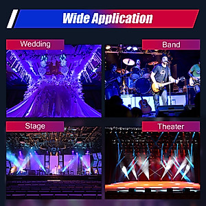DJ Led Lighting Follow Spot 200W LED Follow Spotlight with Tripod Stand Stage Follow Spot Light Manual Control for Disco Party Clubs Stage Effect
