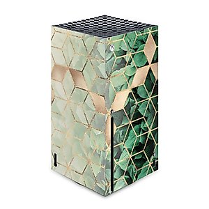 Head Case Designs Officially Licensed Elisabeth Fredriksson Leaves And Cubes Art Mix Vinyl Sticker Gaming Skin Decal Cover Compatible With Xbox Series X Console