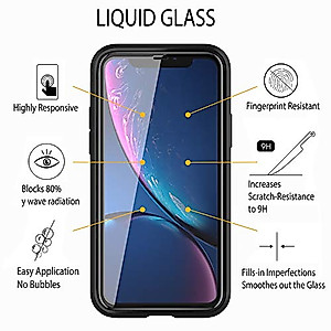 Luvvitt Liquid Glass Screen Protector Scratch and Shatter Resistant Wipe On Nano Protection for All Phones Tablets Smart Watches - Universal