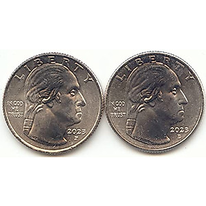2023 P,D American Women, Washington Bessie Coleman Quarter Uncirculated