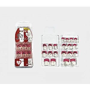 Beautia 3 Pack 60Tips So Cute Junior False Fake Design Nails, Sticker Nail for Kids