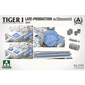 Takom 2199 1/35 TIGER I LATE w/ZIMMERIT Sd.Kfz.181 Pz.Kpfw.VI